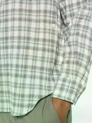 DUNST Check-pattern Long-sleeve Shirt
