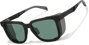 Zenni Full Rim Square Frame Eyeglasses With Security Strap - Black
