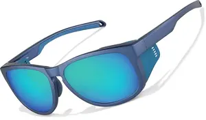 Zenni Zenni Full Rim Square Eyeglasses With Detachable Strap Navy