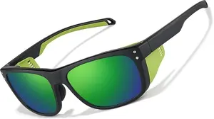 Zenni Sporty Square Plastic Full Rim Eyeglasses With Removable Strap - Black