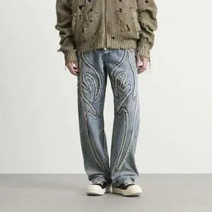 THUG CLUB Tribal Denim Jeans