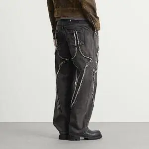THUG CLUB Tribal Stitch Denim Jeans