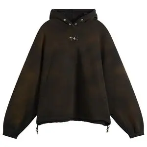THUG CLUB Distressed Cotton Hoodie