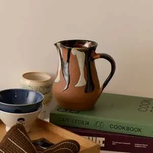 BEAMS Hamadagama X Fennica Round Pitcher