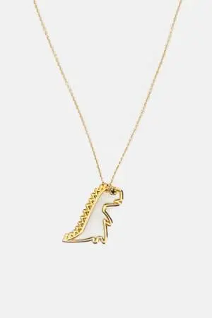 ALIITA Dino Emerald Necklace - Oro