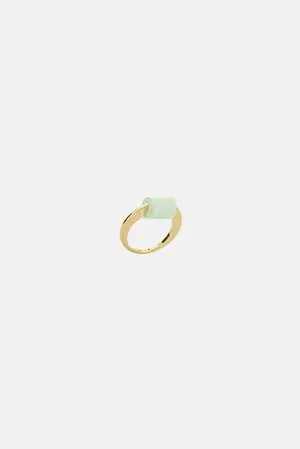 ALIITA Art Deco Cylinder Ring - Oro