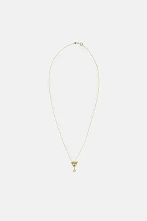 ALIITA Emerald Martini Necklace