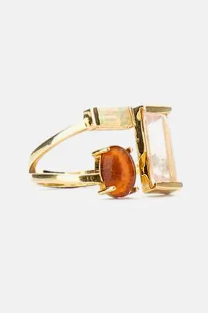 ALIITA Geometric Composition Ring - Oro