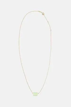 ALIITA Deco Cylinder Necklace - Gold