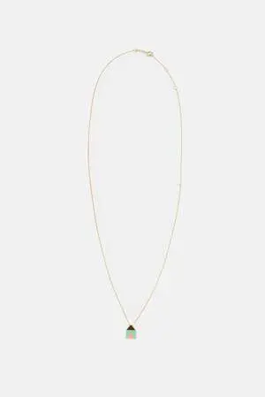 ALIITA Casita Bold Enamel Necklace - Oro