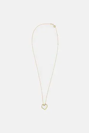 ALIITA Aliita Corazon Puro Necklace In 9ct Yellow Gold Oro
