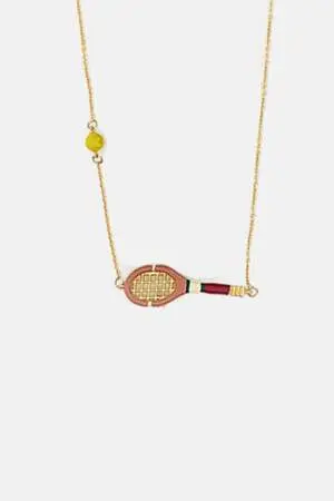 ALIITA Tennis Racquet Charm Necklace