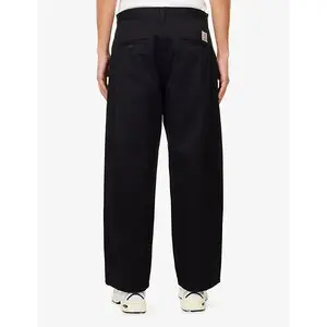 Carhartt Work In Progress Brady Straight-leg Cotton Trousers - Black