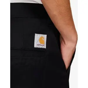 Carhartt Work In Progress Brady Straight-leg Cotton Trousers - Black