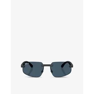 Ray-ban Irregular Frame Sunglasses - Black