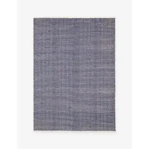 THE CONRAN SHOP Juniper Cotton And Wool Rug 170cm X 240cm - Blue
