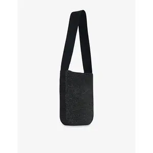 THE ROW Raffia Shoulder Bag - Black