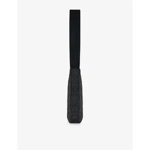 THE ROW Raffia Shoulder Bag - Black