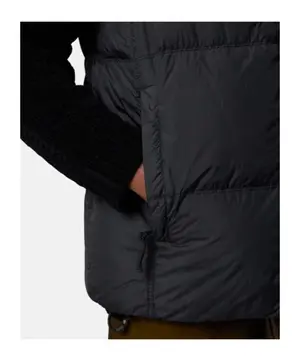 Stone Island Logo Patch High Neck Gilet - Black