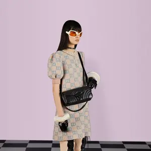 Gucci Gg Marmont Chain Linked Shoulder Bag