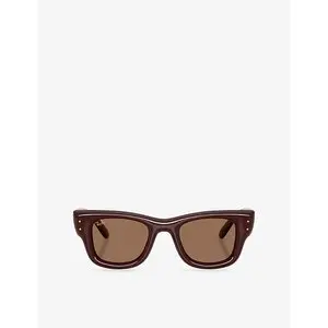 Ray-ban Wayfarer Square-frame Sunglasses - Brown