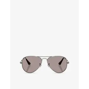 Ray-ban Aviator Metal Sunglasses - Grey