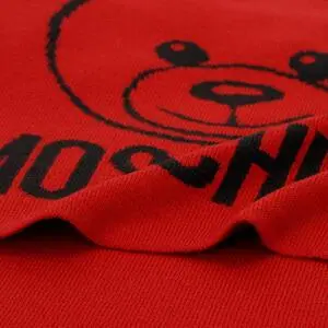 Moschino Contrasting Logo Scarf