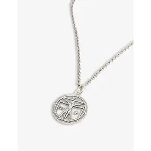 SERGE DENIMES Vitruvian Sterling Pendant Necklace