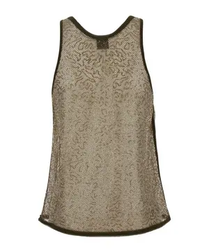 Pinko Sleeveless Sequined Tank Top