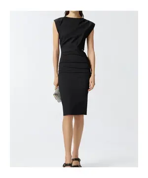 Pinko Sleeveless Buttoned Dress