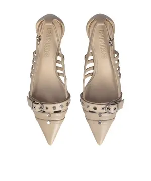 Pinko Multi-straps Leather Pumps