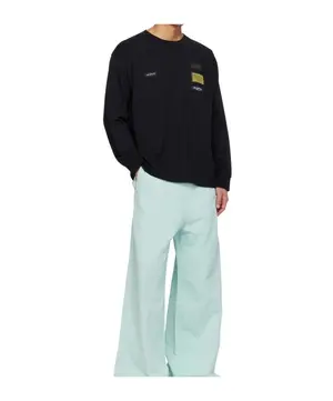 MAISON MARGIELA Logo Patch Crewneck T-shirt