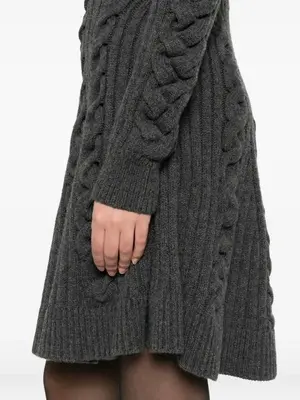 Alexander McQueen Cable Knit Mini Dress