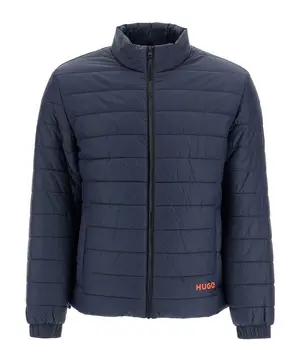 Hugo Boss Padded Zip Jacket With Logo