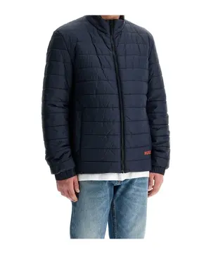 Hugo Boss Padded Zip Jacket With Logo