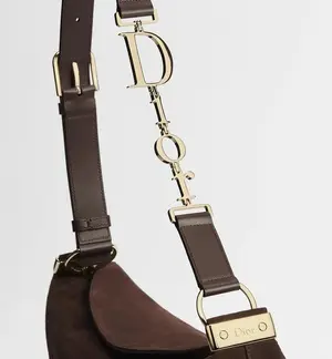 Dior Medium Ly Bag - Chocolate-colored