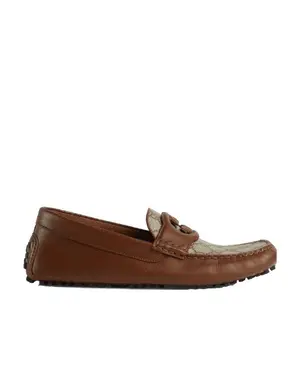 Gucci Interlocking G Loafers - Brown