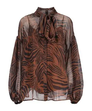 Max Mara Printed Long Sleeve Shirt