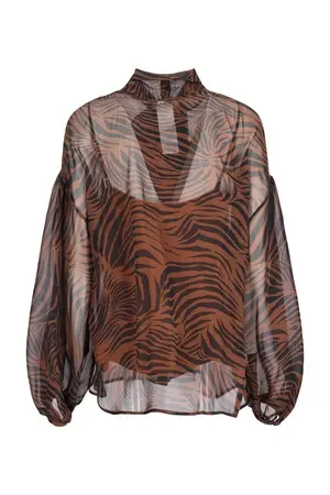 Max Mara Printed Long Sleeve Shirt