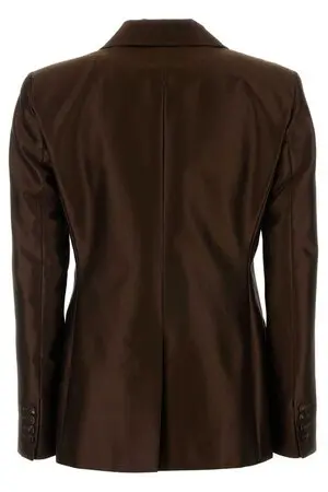 Max Mara Double-breasted Long Sleeve Blazer