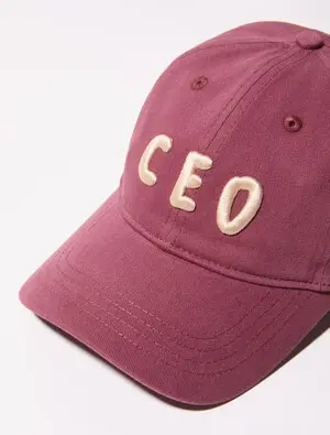 MAXCO. Max&co. Baseball Cap With Embroidered Logo