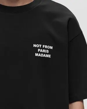 Drole De Monsieur Drôle De Not From Paris Print T-shirt - Black