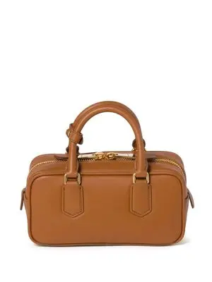 Miu Miu Zipper Shoulder Bag - Brown