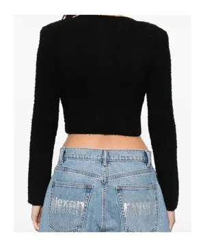 SELF-PORTRAIT Embellished Crewneck Cardigan