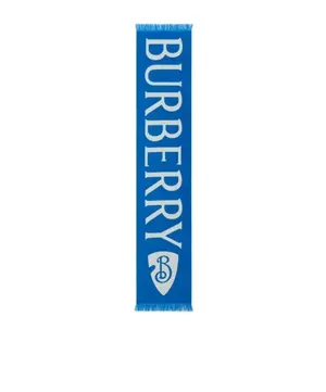 Burberry Logo Wool Scarf