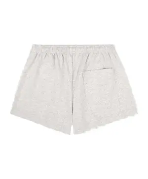 SPORTY  RICH Sporty & Rich Elastic Waist Shorts With 'beverly Hills' Print