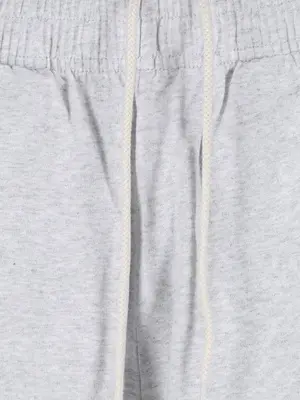 SPORTY  RICH Sporty & Rich Elastic Waist Shorts With 'beverly Hills' Print
