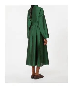 Max Mara Anna Long-sleeved Dress - Green