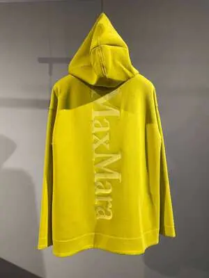 Max Mara Doria Zipped Hoodie - Lemon