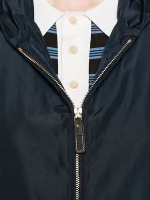 Max Mara Hooded Zip-up Coat